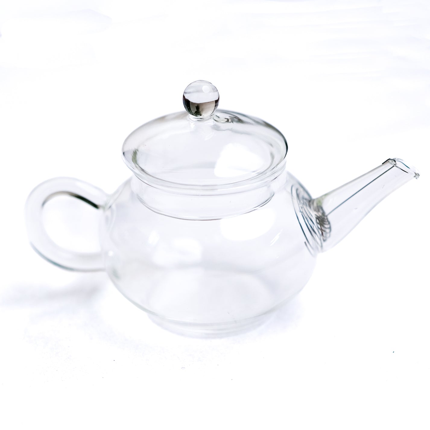 Personal Mini Glass Tea Pot + Small Ceramic Cup Set (250ml/8oz) – Ta Tea Co